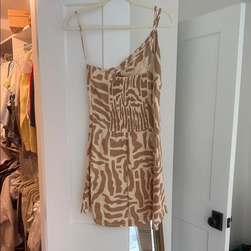 Faithfull the Brand | Dresses | Faithfull The Brand Brown Cream Printed ...